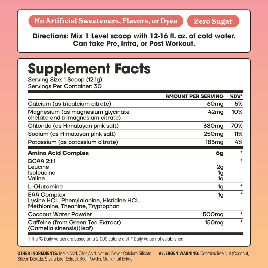 BCAA energy supplement for workouts