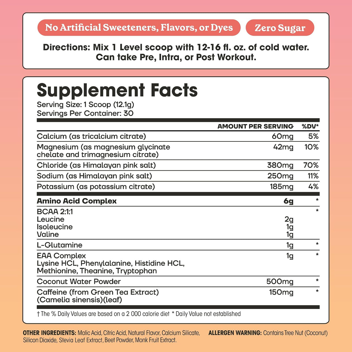 BCAA energy supplement for workouts