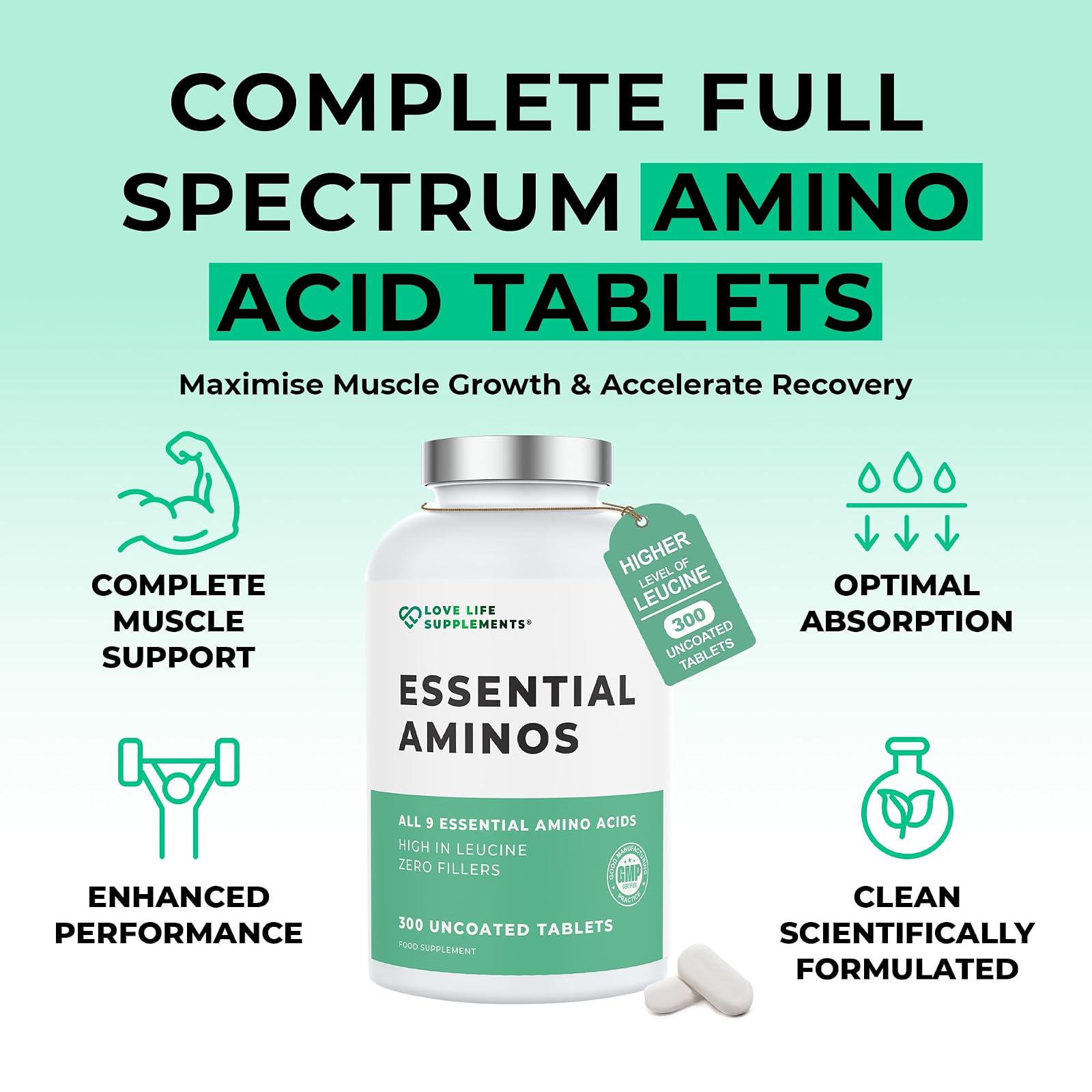 BCAA for muscle recovery support