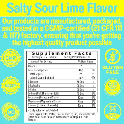BCAA gummies for muscle recovery