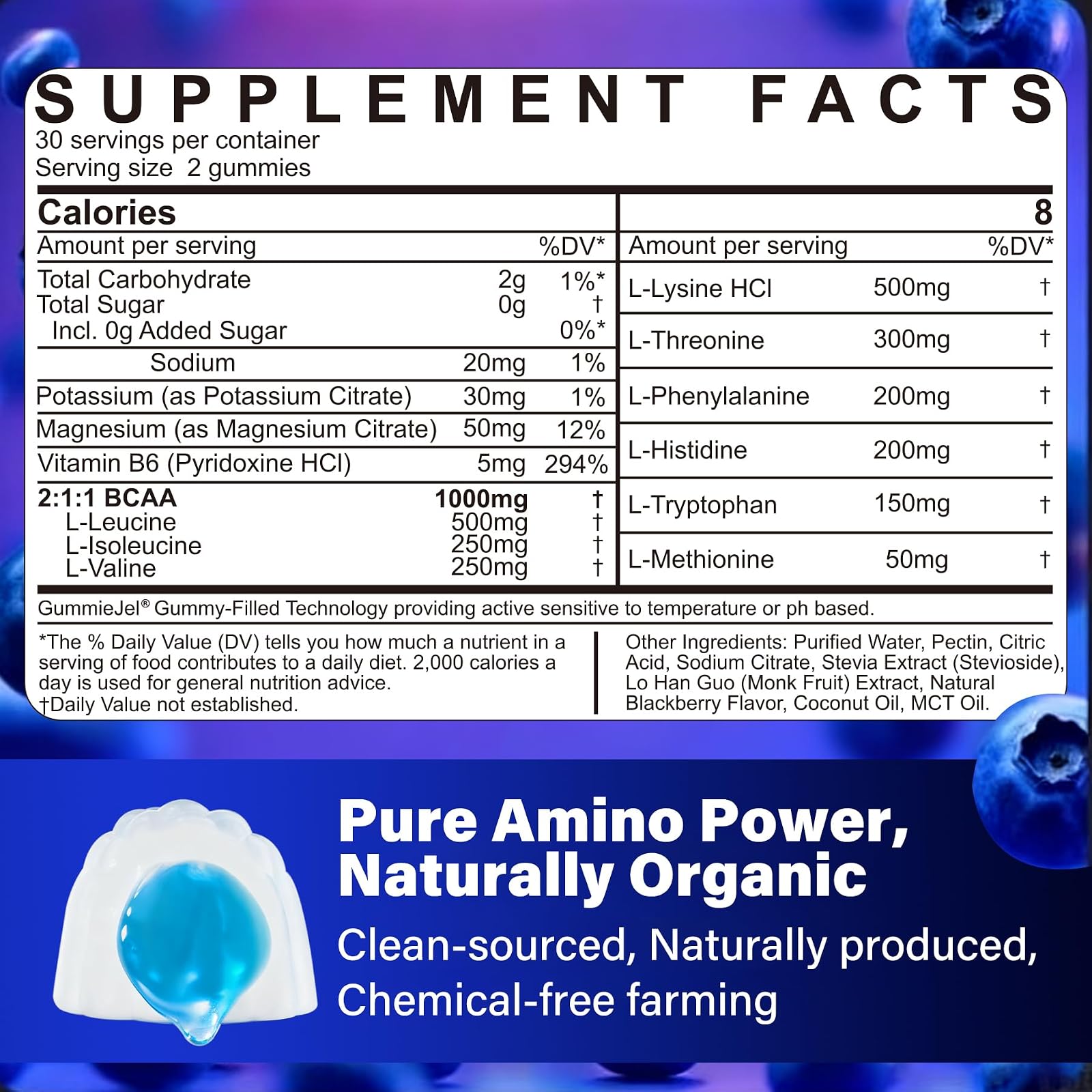 BCAA gummies for muscle recovery