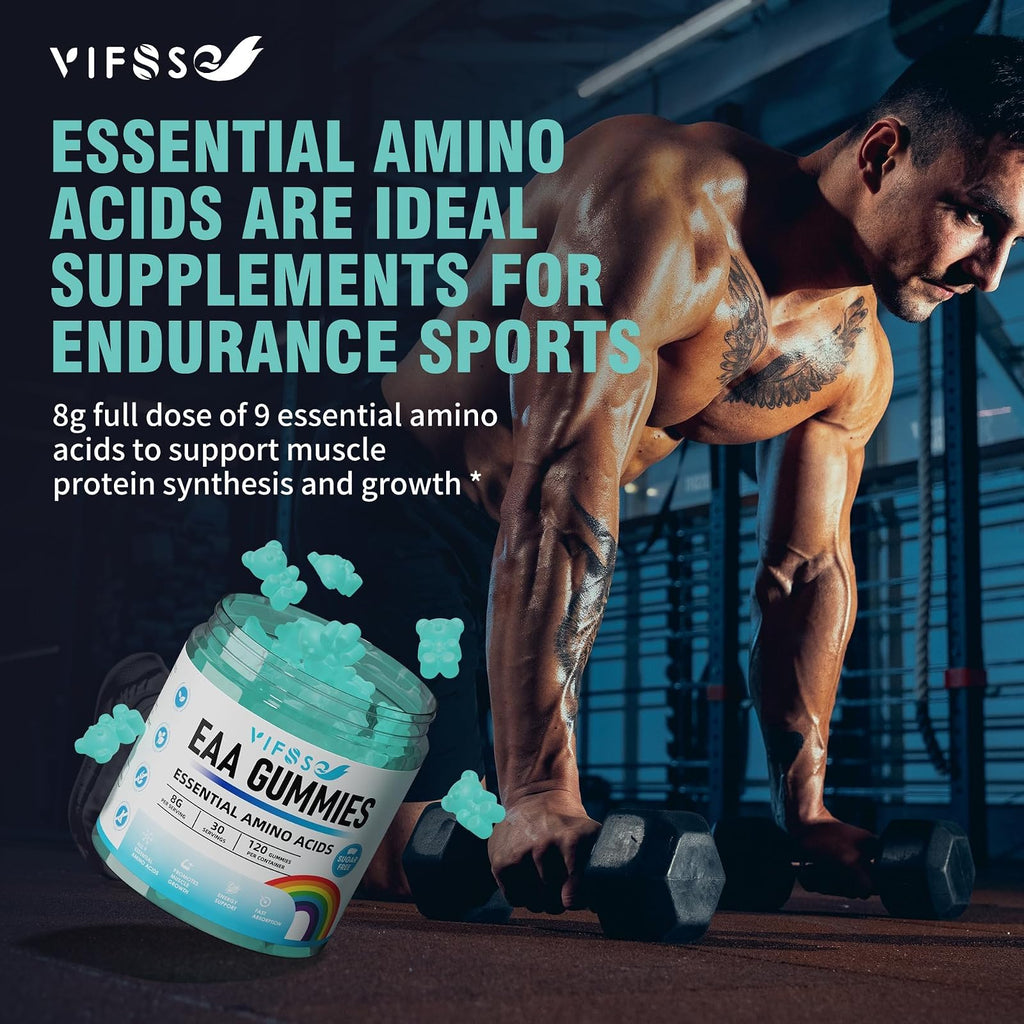 BCAA gummies for muscle support