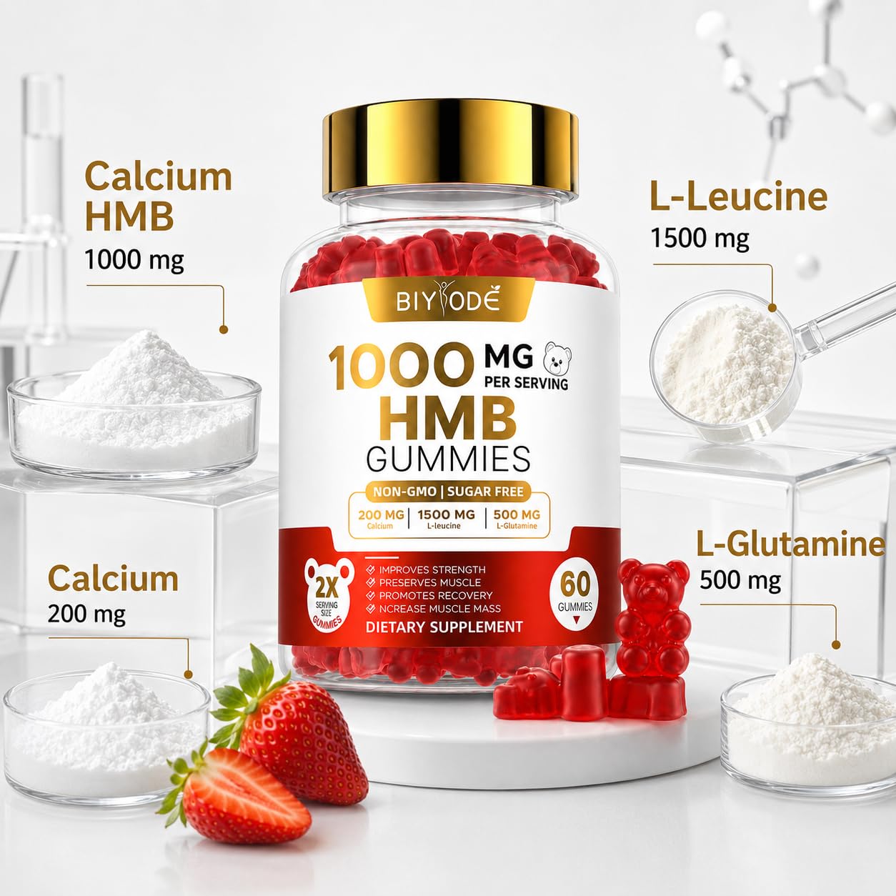 BCAA gummies for workout support