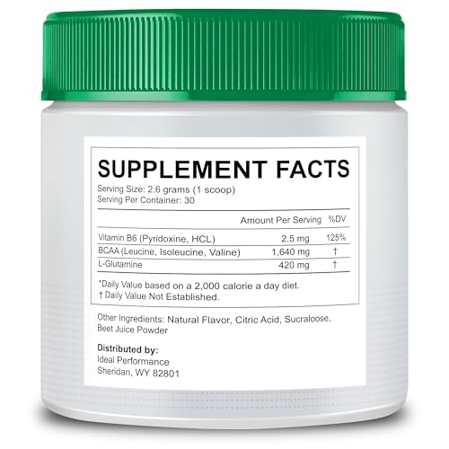 BCAA infused health tonic powder