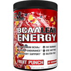 BCAA lean energy powder fruit punch