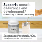BCAA powder 2:1:1 for workout support
