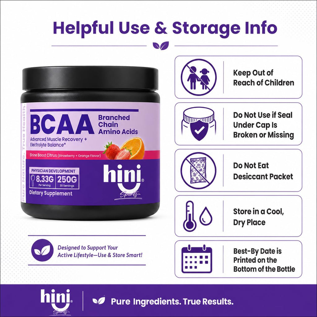 BCAA powder for improved workout performance