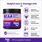 BCAA powder for improved workout performance