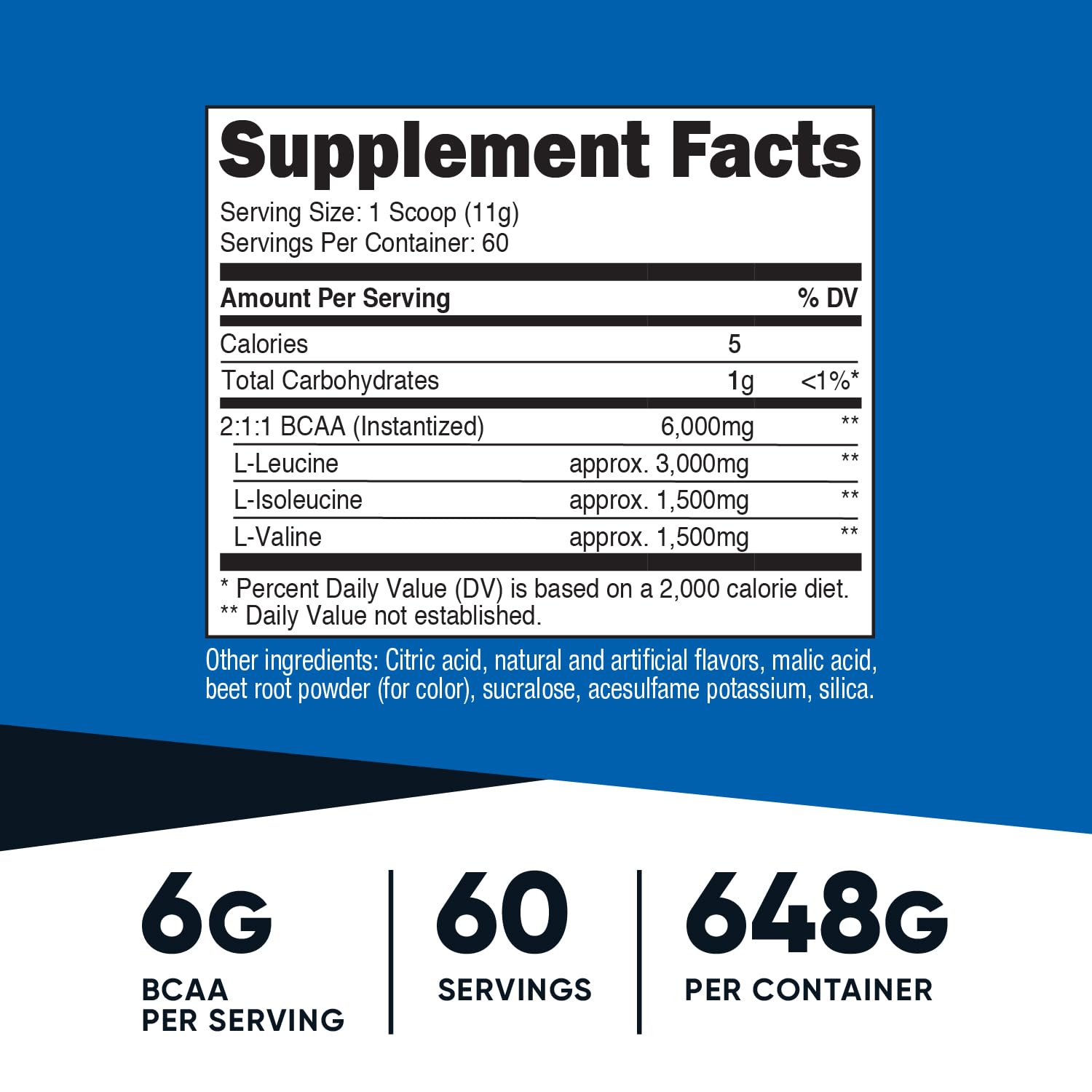 BCAA powder for muscle recovery