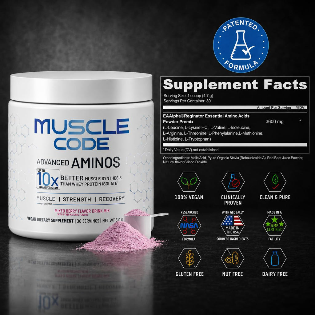 BCAA powder for muscle recovery