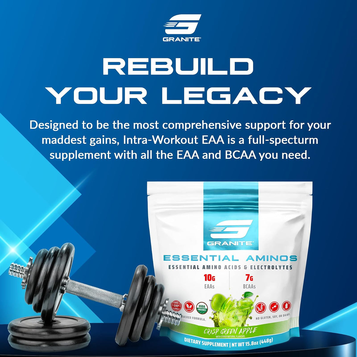 BCAA powder for muscle recovery