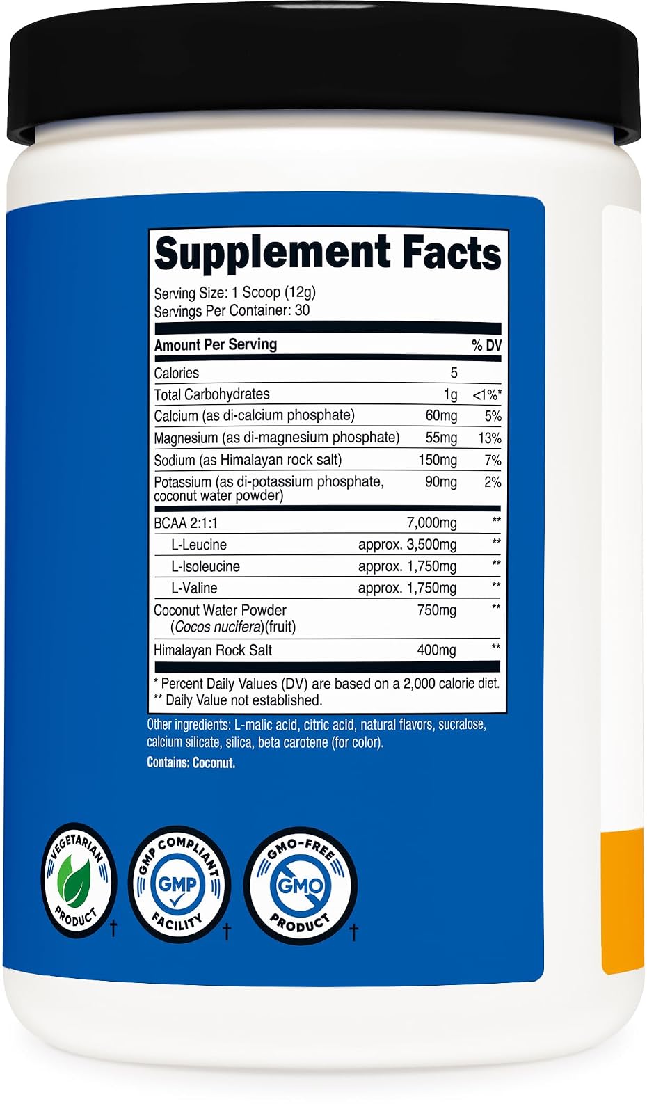 BCAA powder for muscle support and hydration