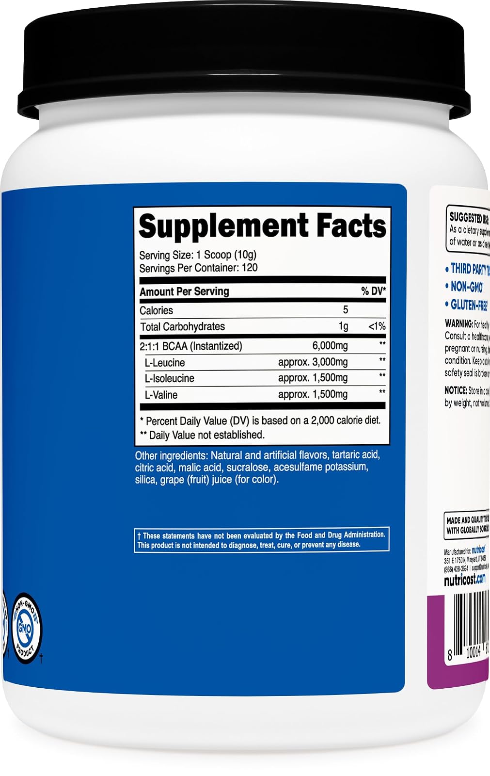 BCAA powder for post-exercise nutrition