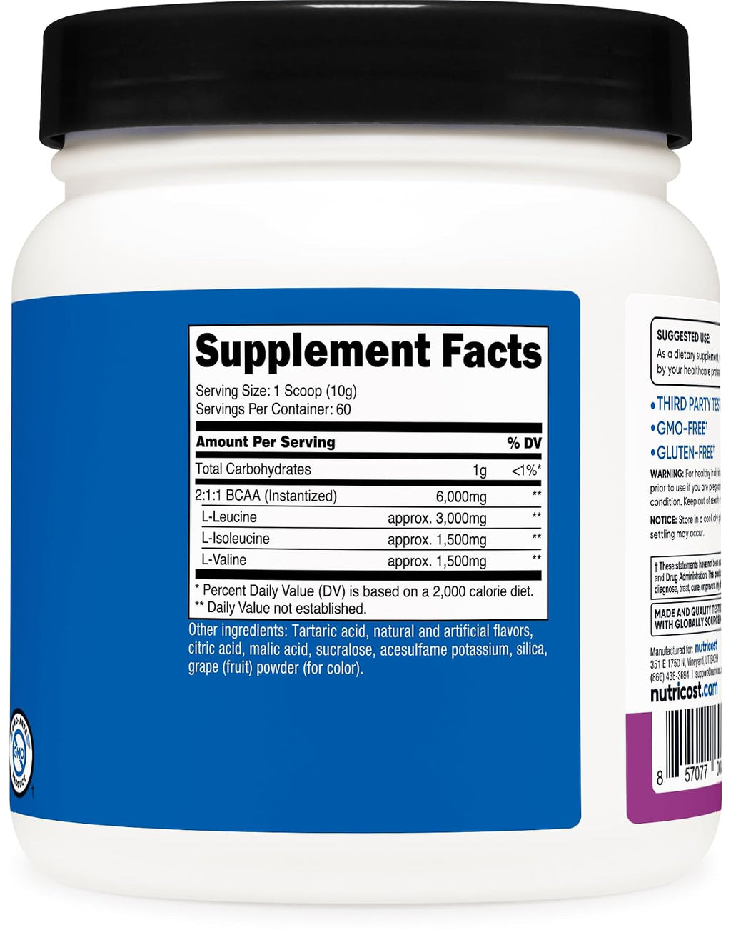 BCAA powder for post-workout nutrition
