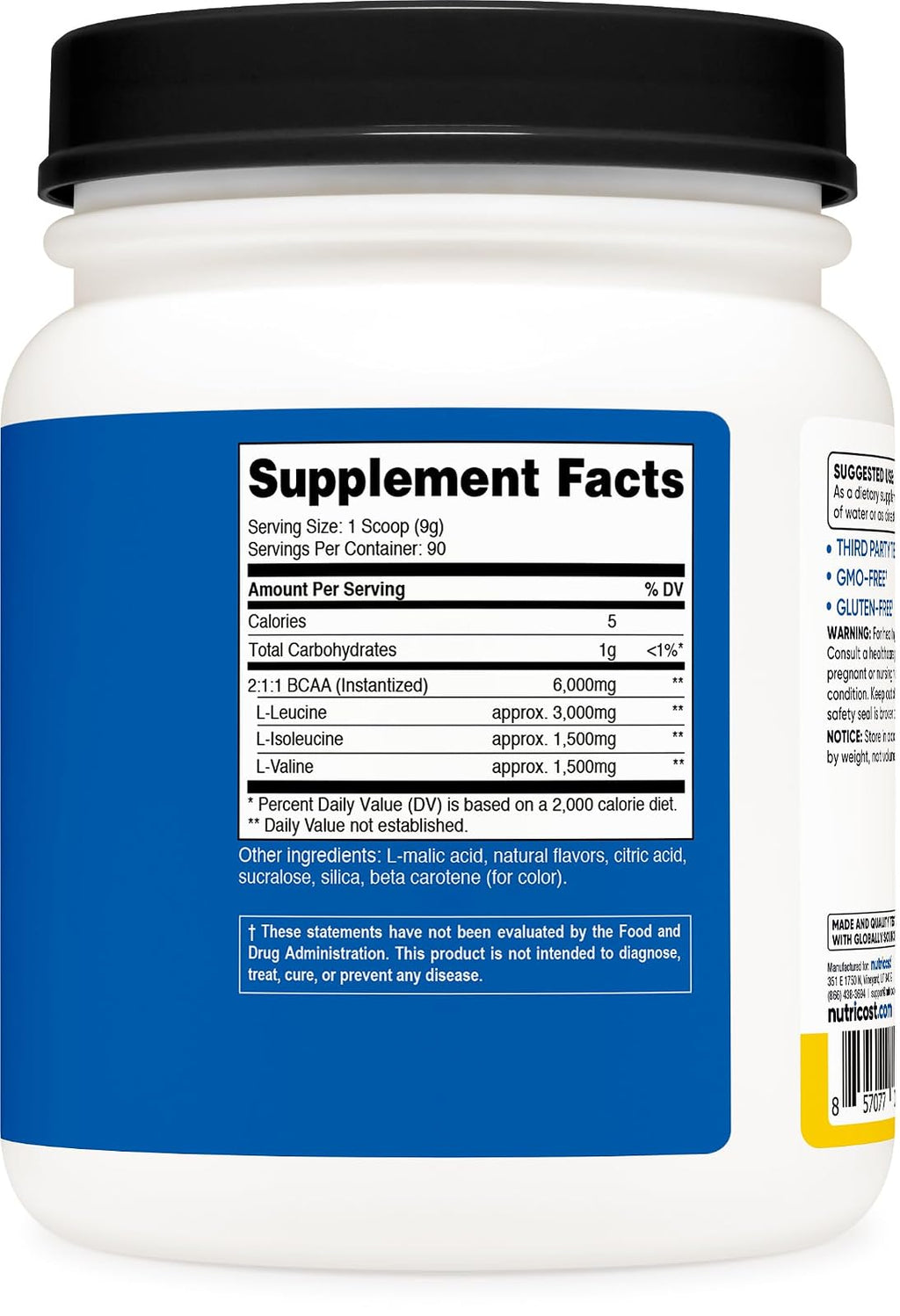 BCAA powder for post-workout nutrition