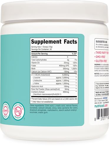 BCAA powder for women's fitness goals