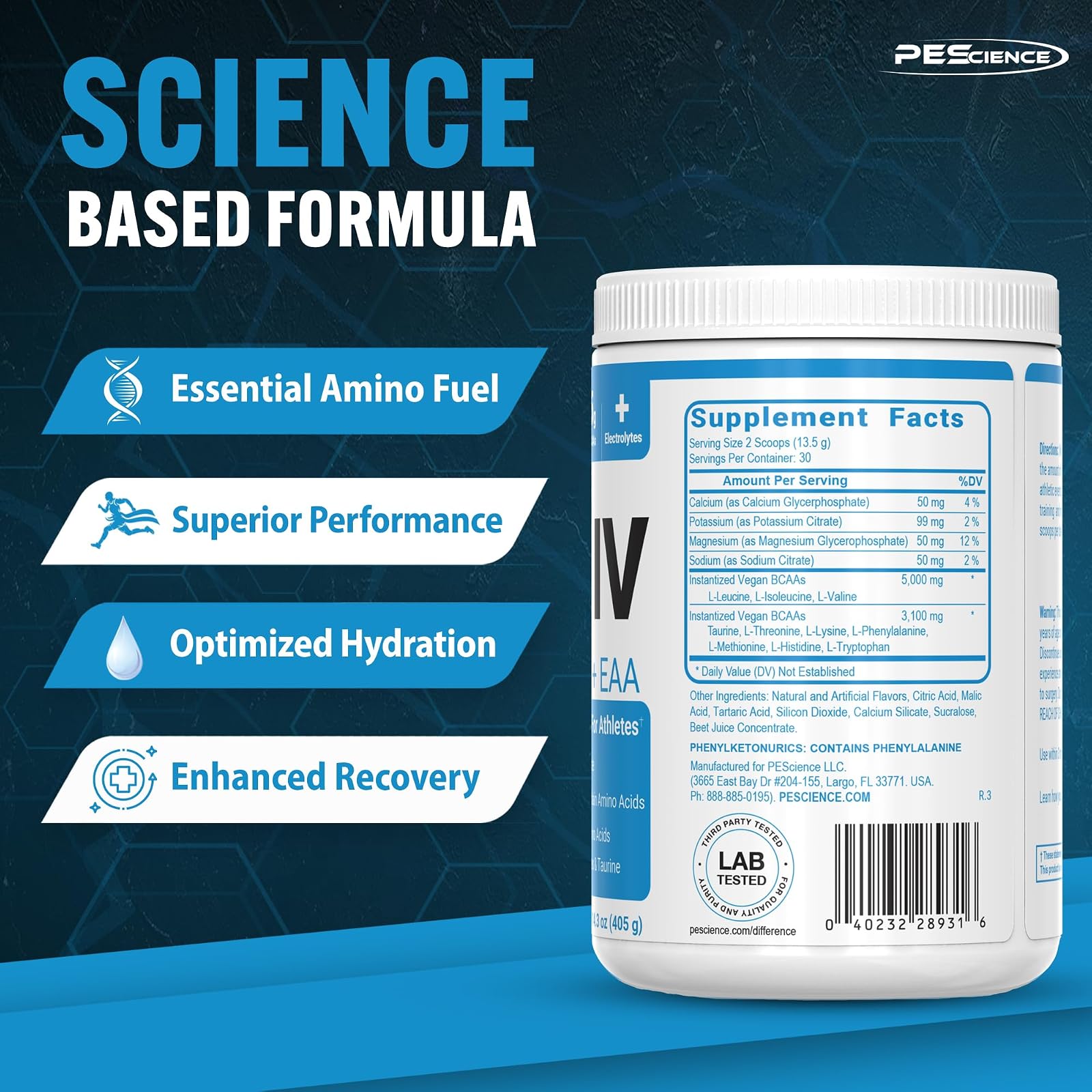 BCAA powder for workout endurance