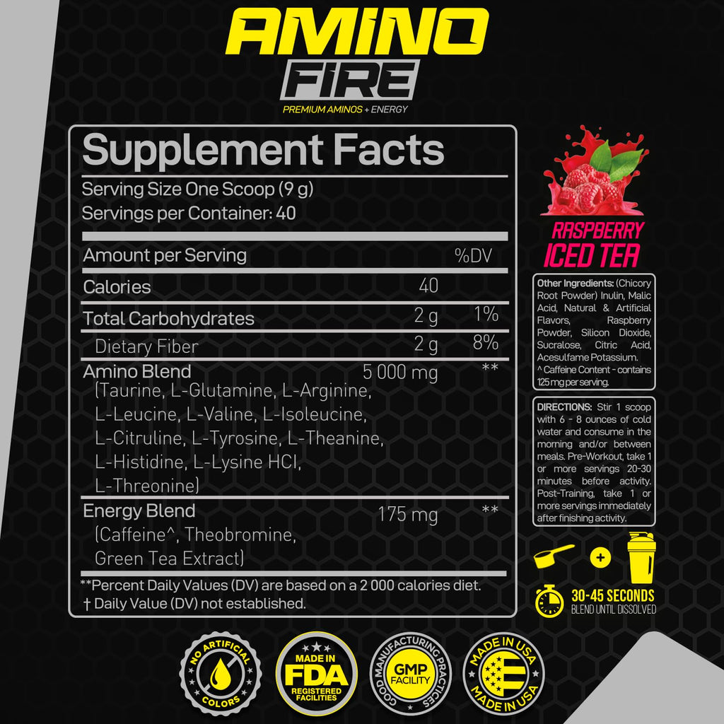 BCAA powder for workout energy