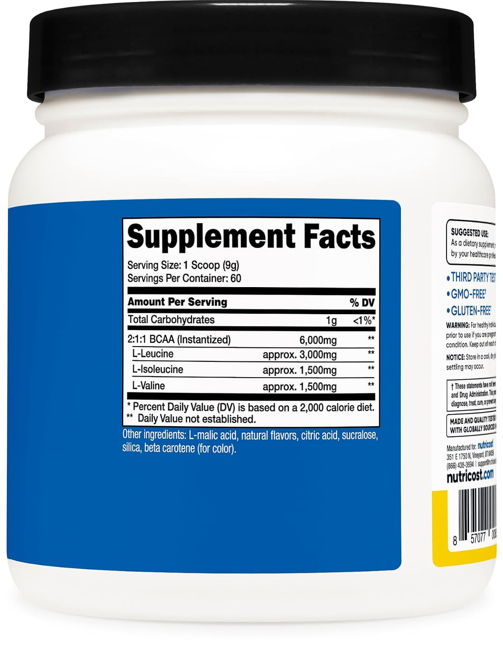 BCAA powder for workout performance