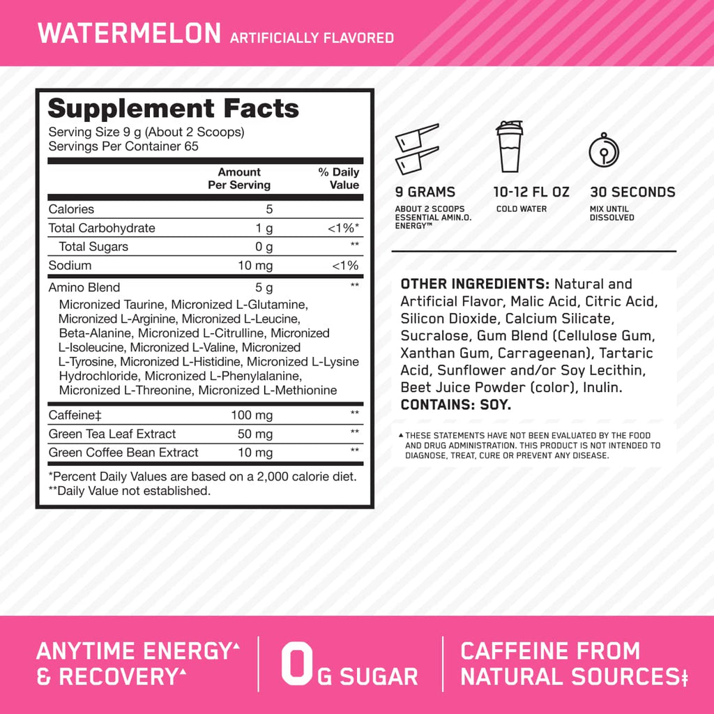 BCAA powder for workout recovery