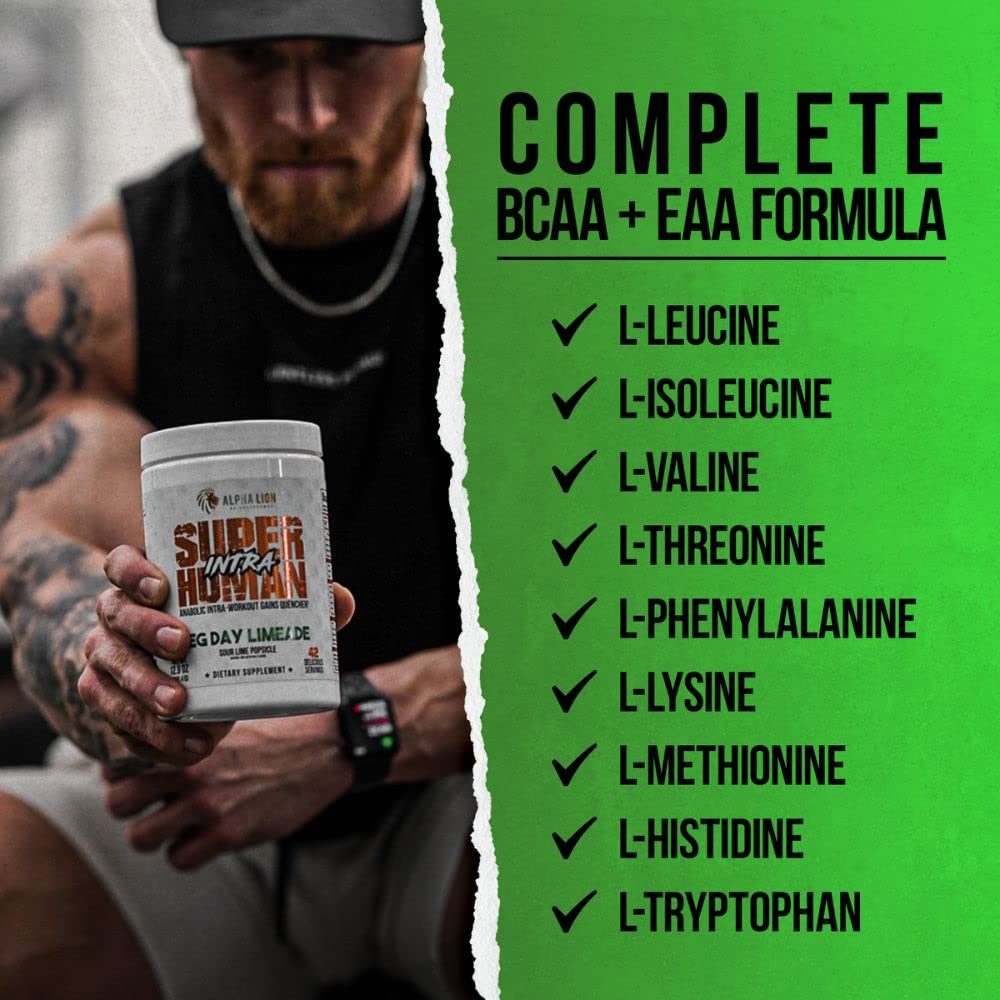 BCAA powder supports muscle growth