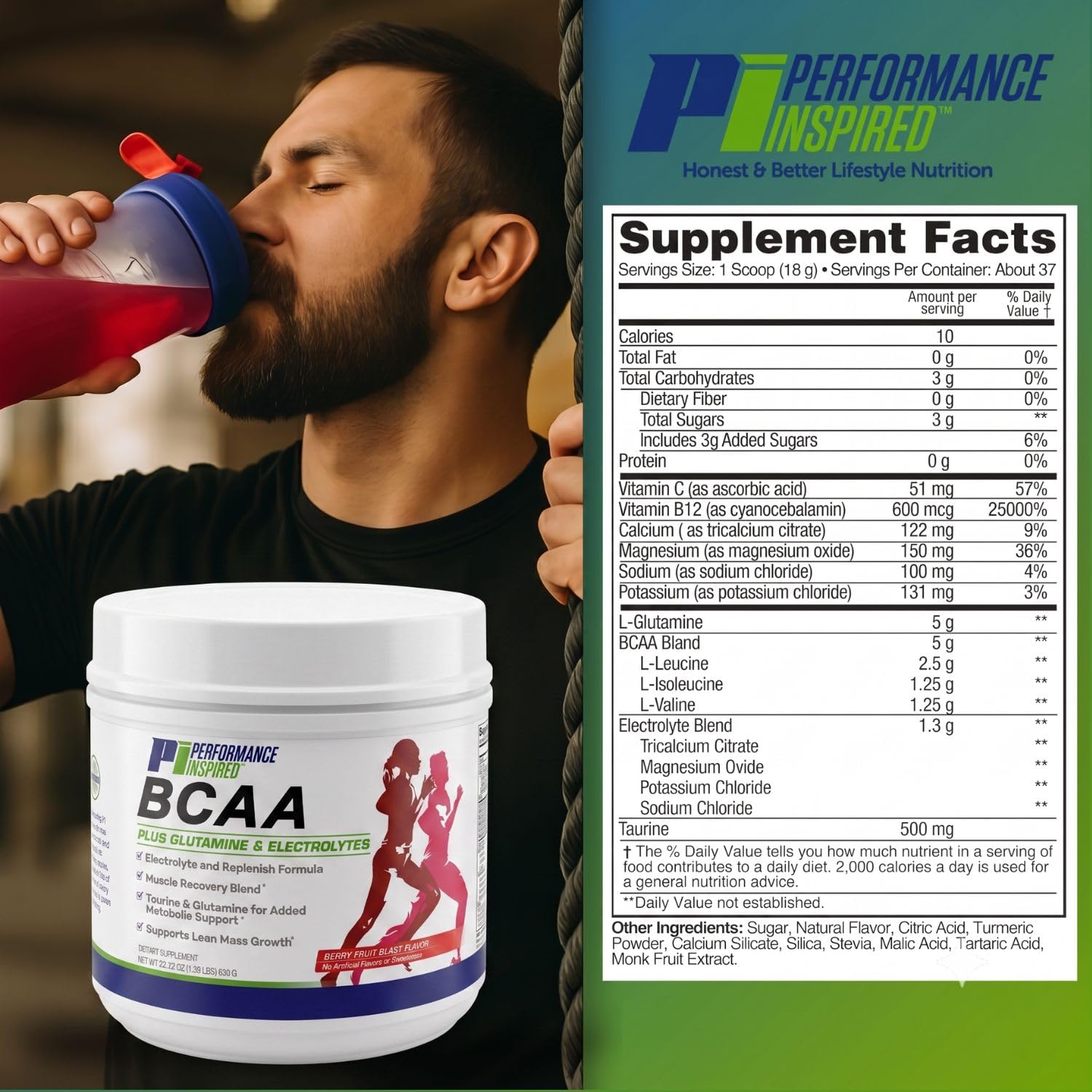 BCAA powder to boost athletic performance