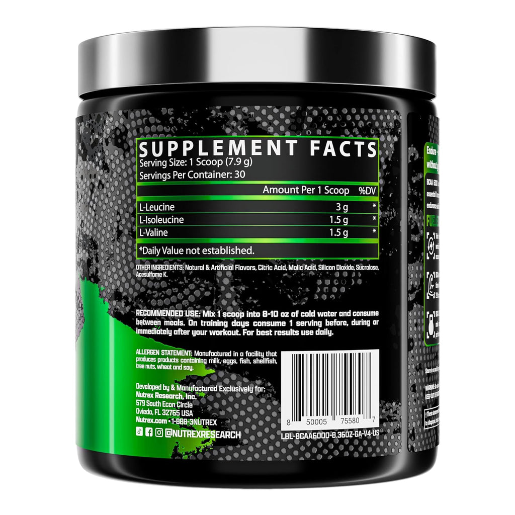 BCAA powder to enhance athletic performance
