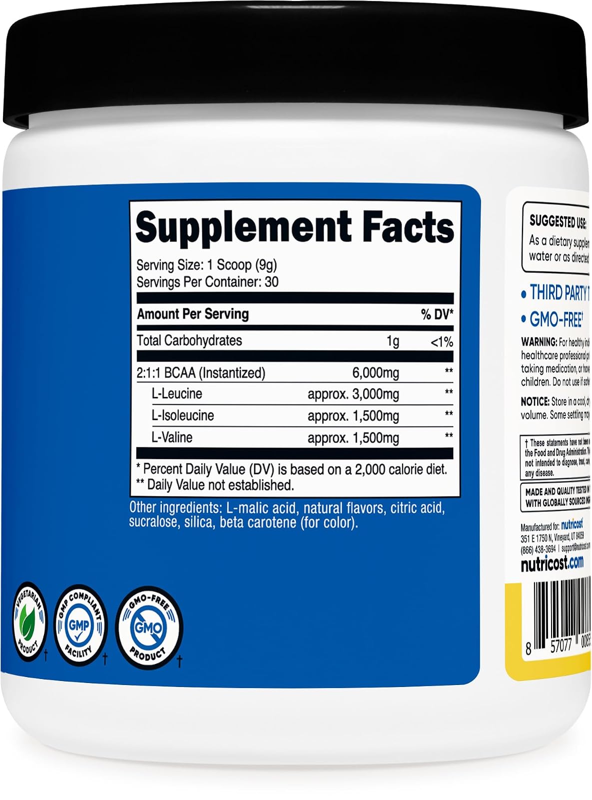 BCAA powder to support muscle growth