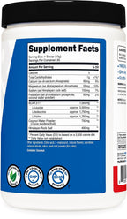 BCAA powder with electrolytes for hydration
