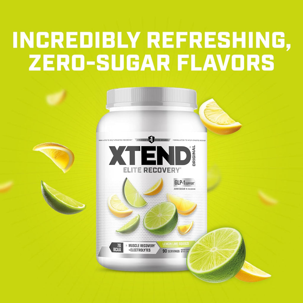 BCAA powder with refreshing lemon lime flavour