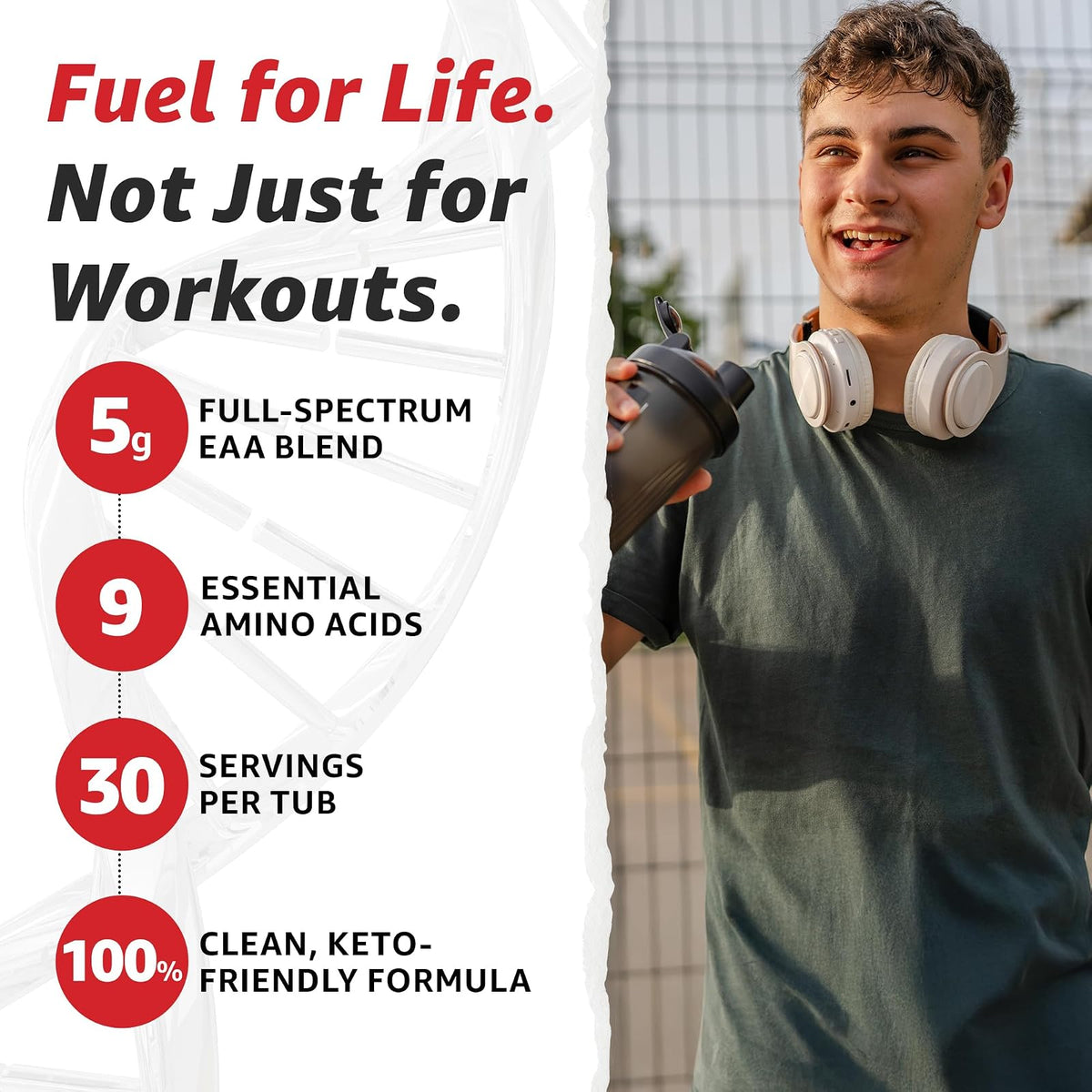 BCAA supplement for muscle recovery