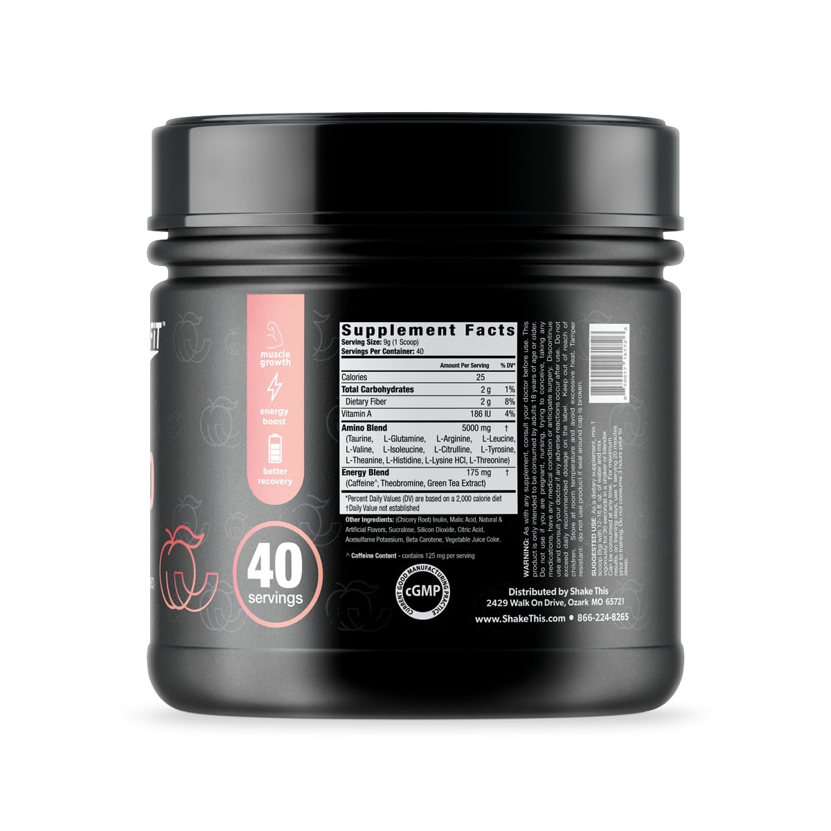 BCAA supplement for workout performance