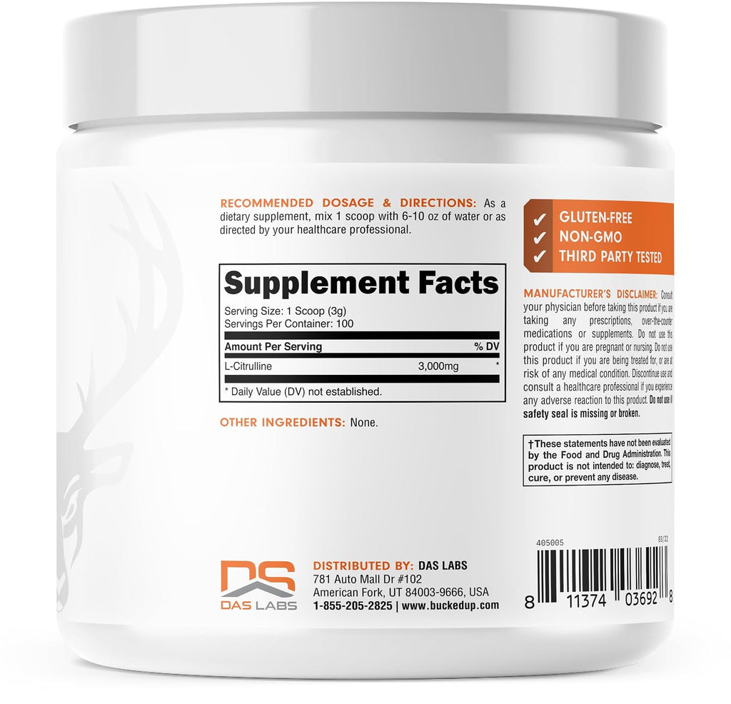 BCAA support with L-Citrulline powder