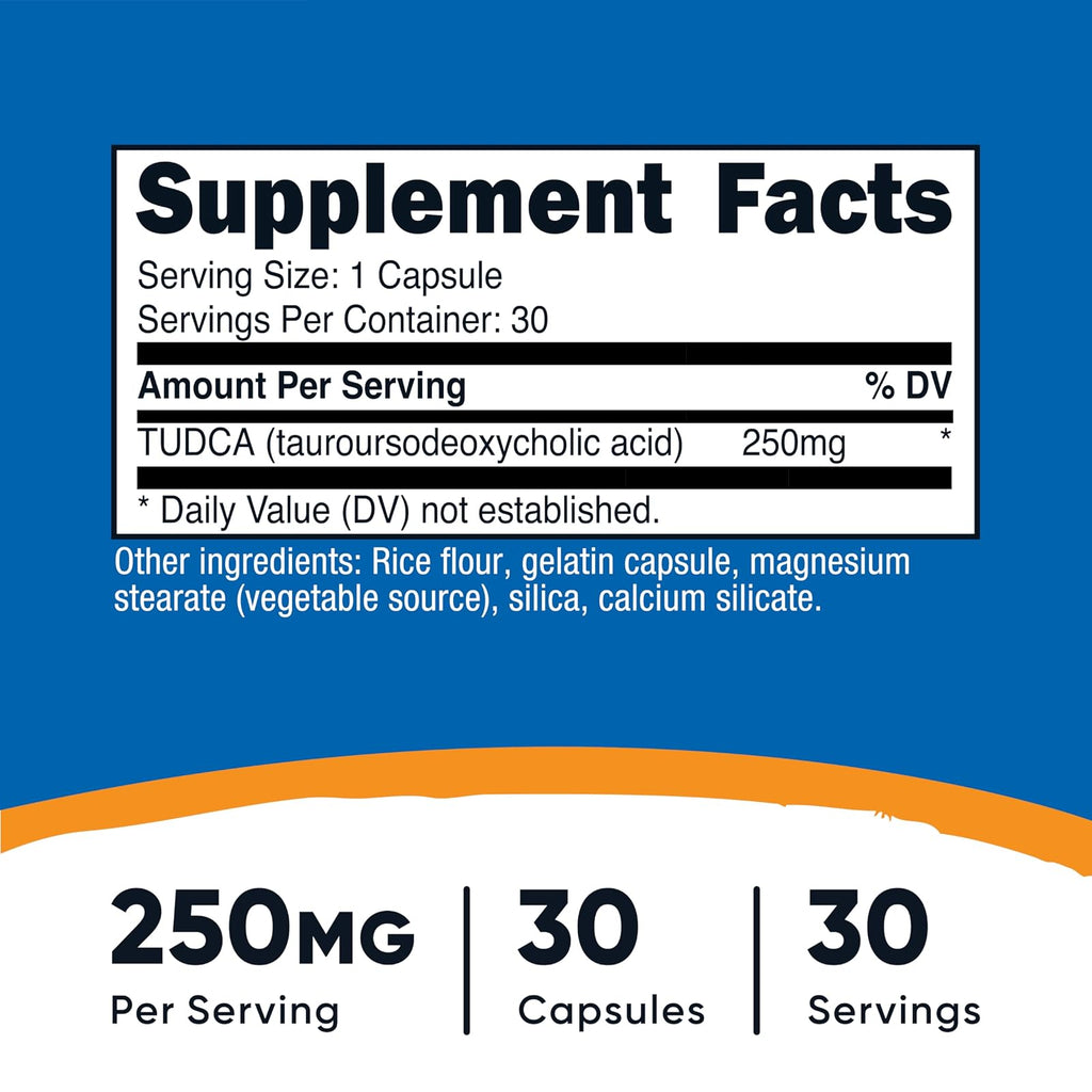BCAA support with Nutricost TUDCA