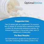 BCAA tablets for improved performance