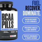BCAA tablets for post-workout recovery