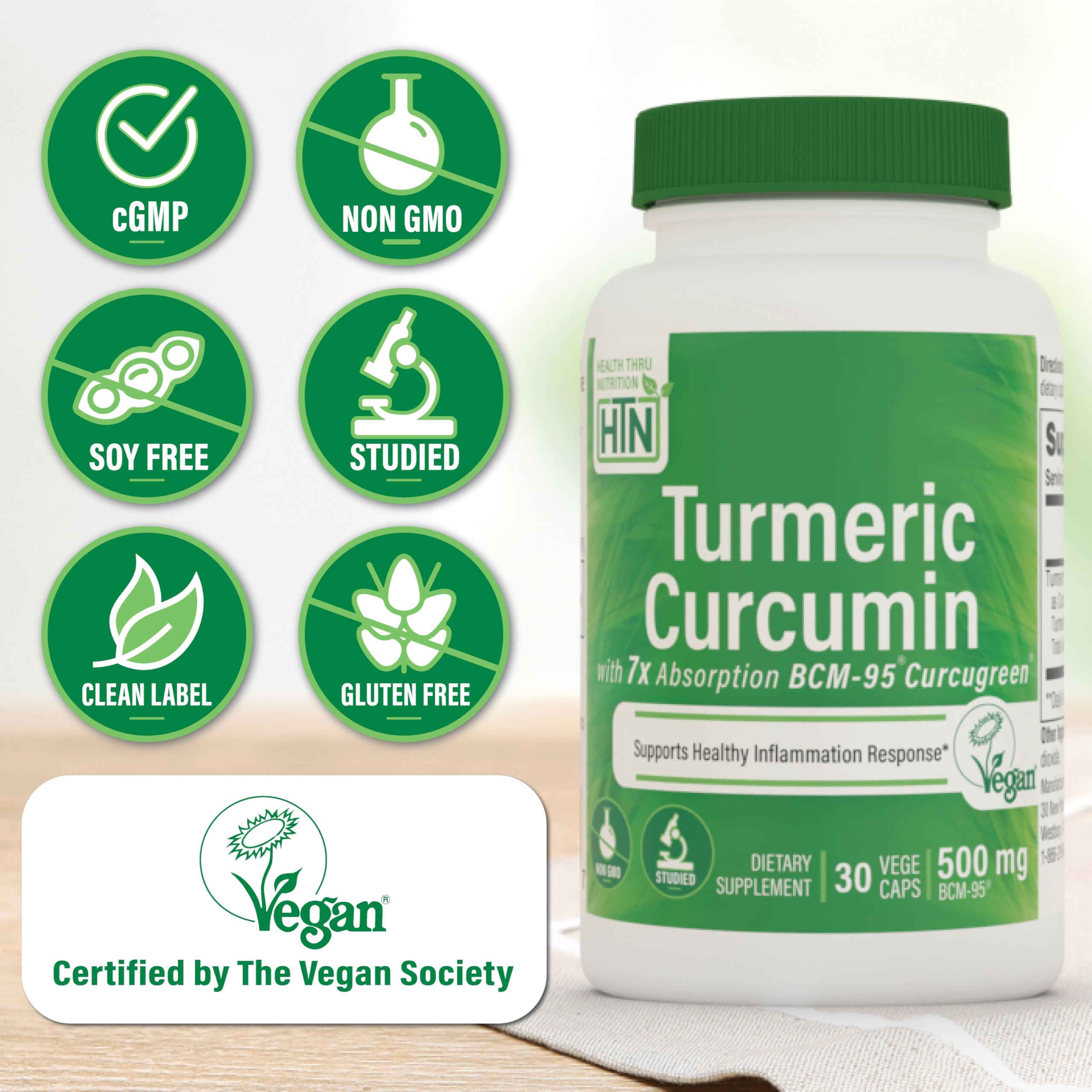 BCM-95 turmeric curcumin capsules