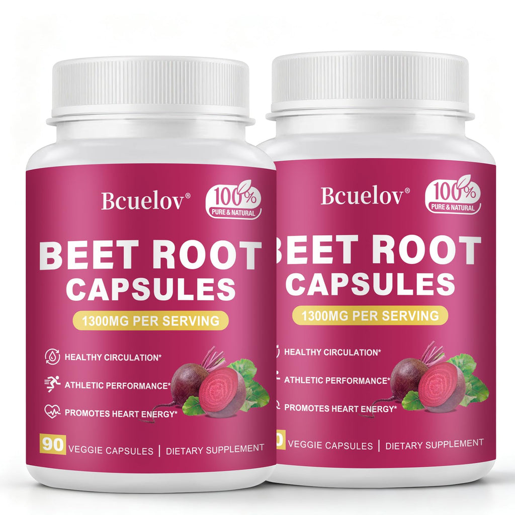 Bcuelov beet root capsules for energy