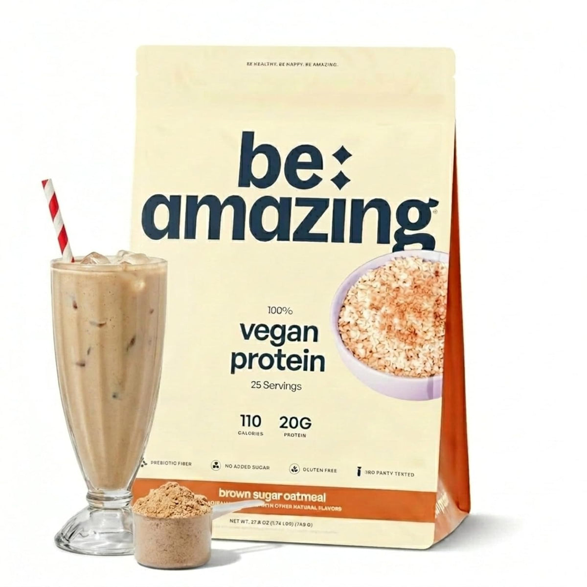 BE AMAZING plant protein powder