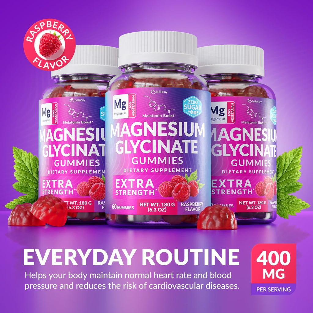 BE&LANCY magnesium gummies for sleep support