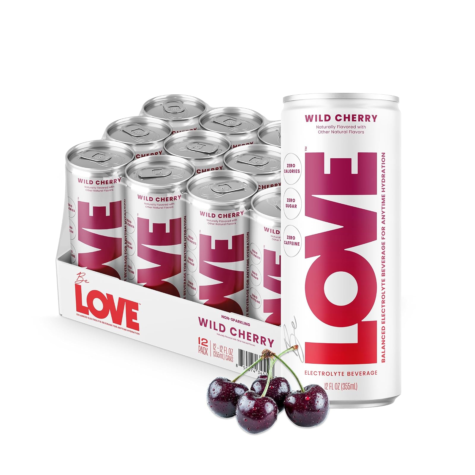 Be LOVE Wild Cherry electrolyte drink