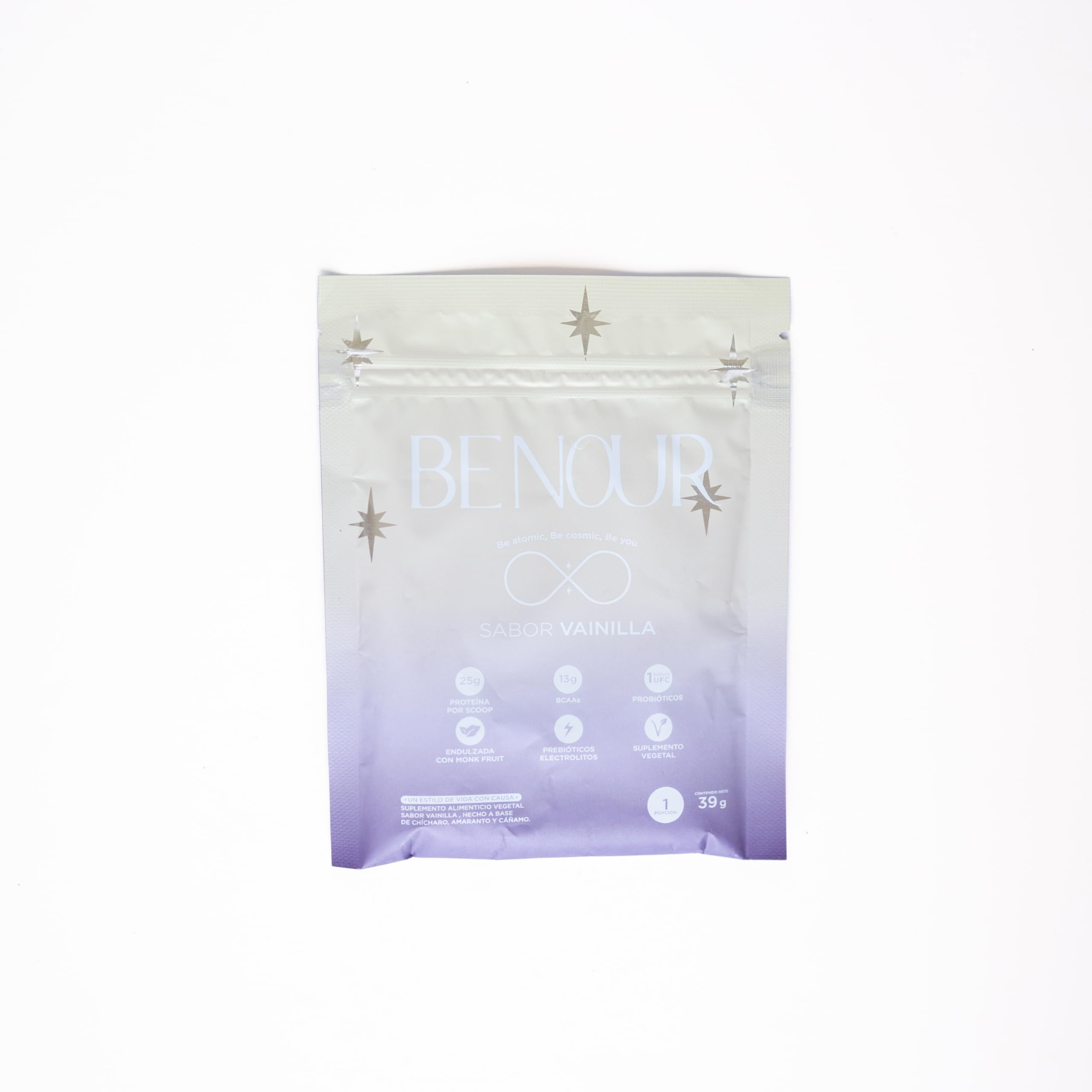BE NOUR vegan protein powder vanilla