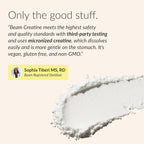 BEAM creatine for post-workout recovery