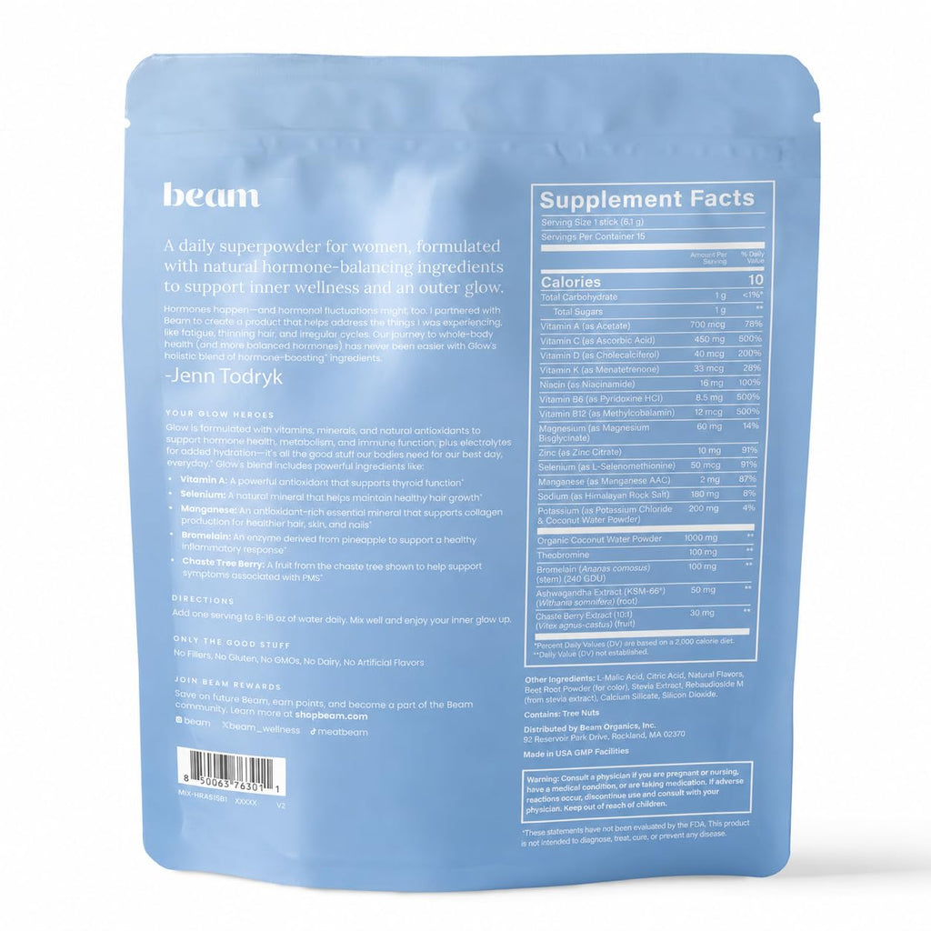 BEAM Glow hormone support multivitamin