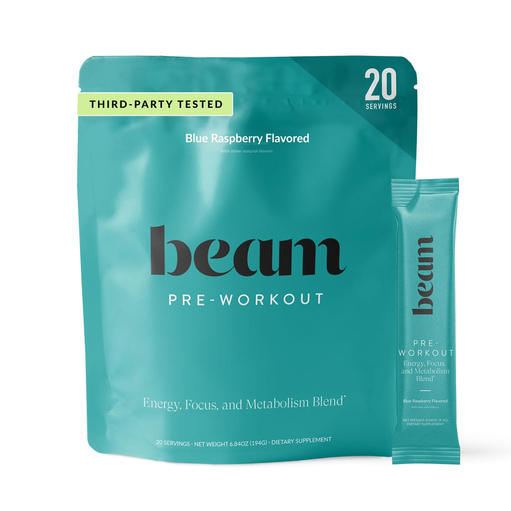 BEAM pre workout powder energizing formula