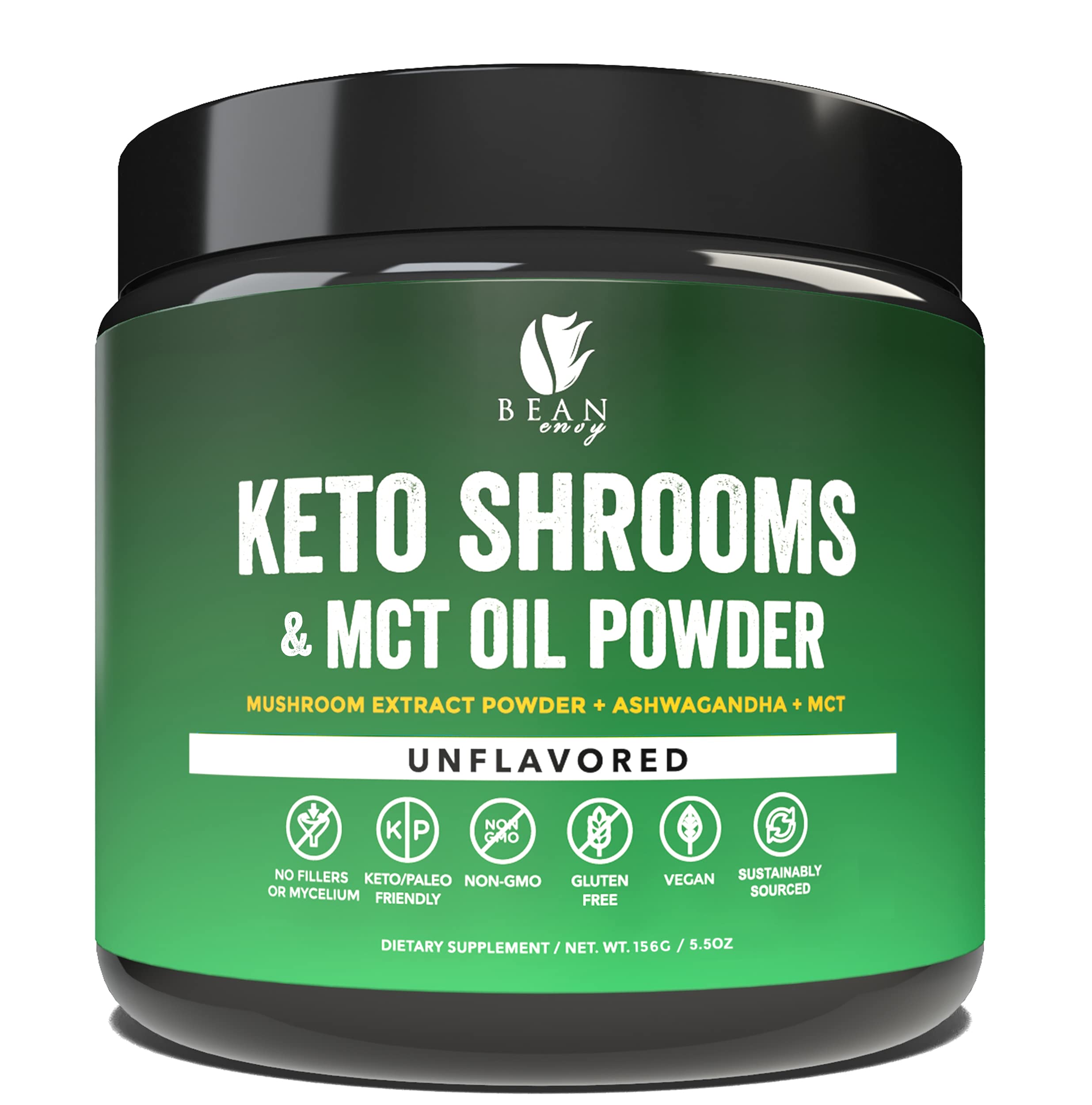 Bean Envy mushroom powder for energy