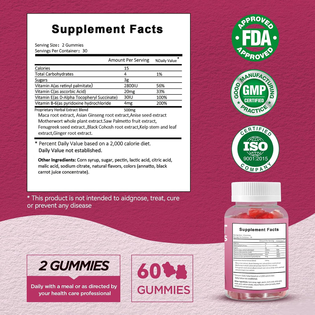 bear shape multivitamins for women
