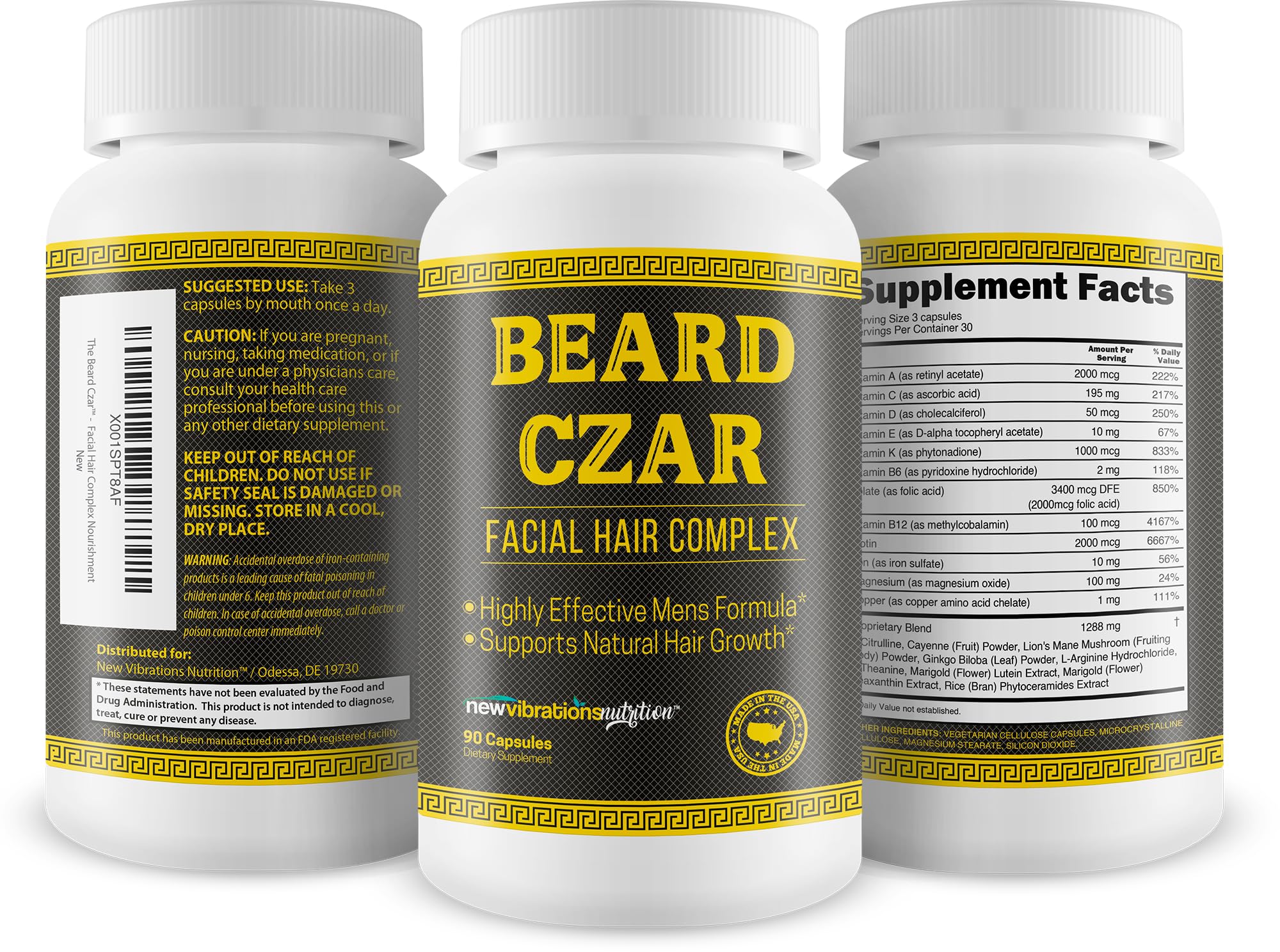beard care vitamins for men