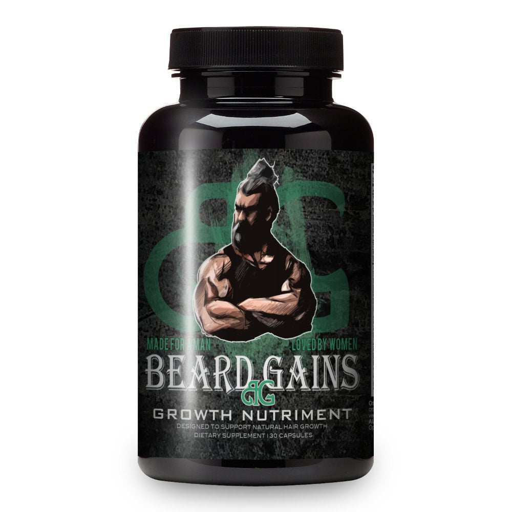 Beard Gains vitamin pills for growth
