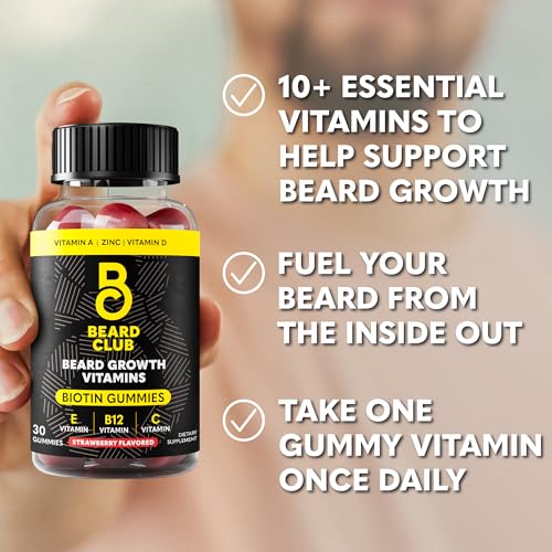 beard growth vitamins with biotin